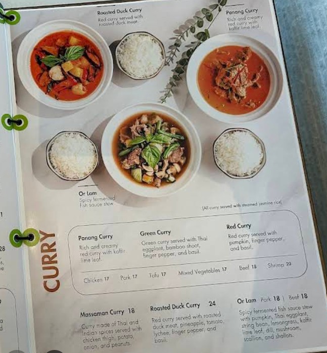 Southeast Impression Menu | Authentic Southeast Asian Cuisine in ...
