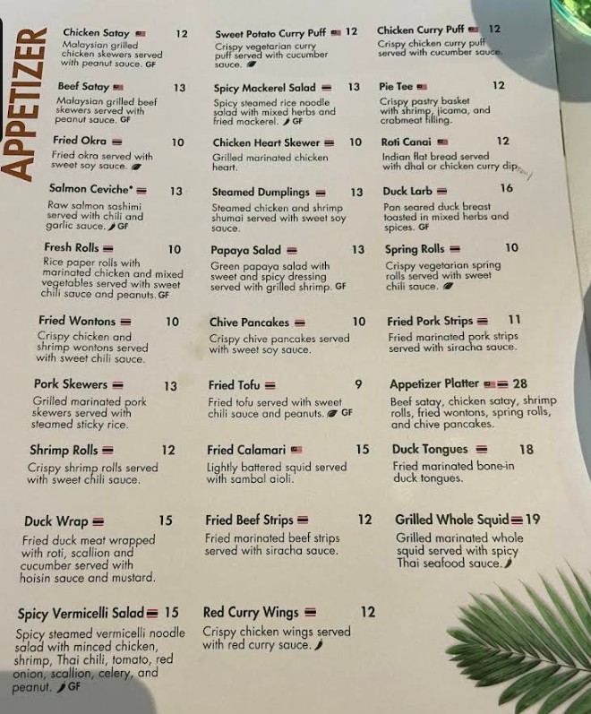 Southeast Impression Menu | Authentic Southeast Asian Cuisine in ...