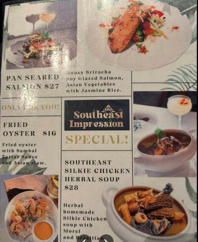 Southeast Impression Menu | Authentic Southeast Asian Cuisine in ...